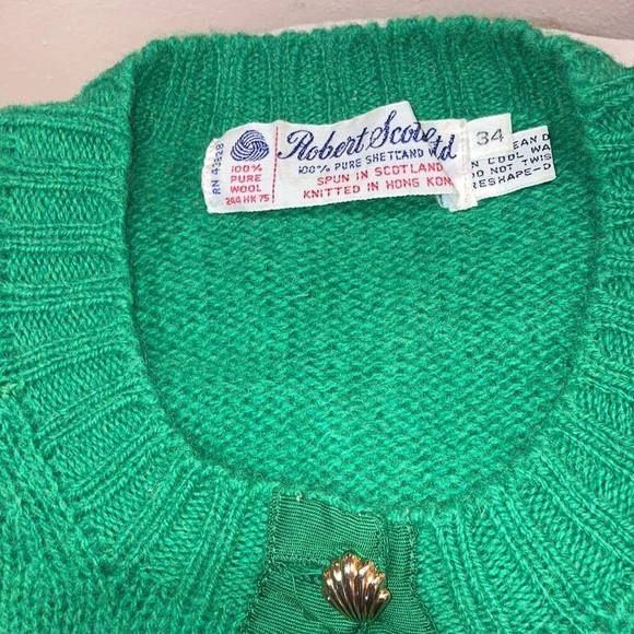 Robert Scott | Sweaters | Vintage Shetland Wool Sweater | Poshmark